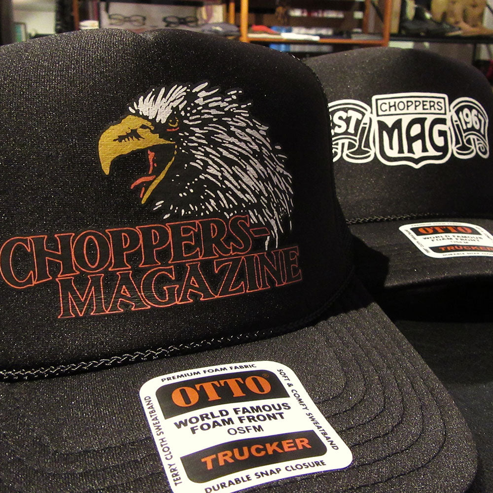 CHOPPERS MAGAZINE MESH TRUCKER HATS – Stroke Clothing